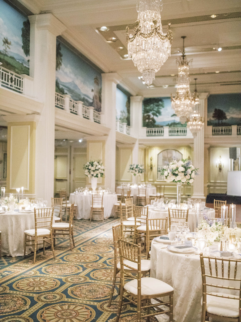 Willard Hotel Wedding in Classic Blue | Petal's Edge Floral Design