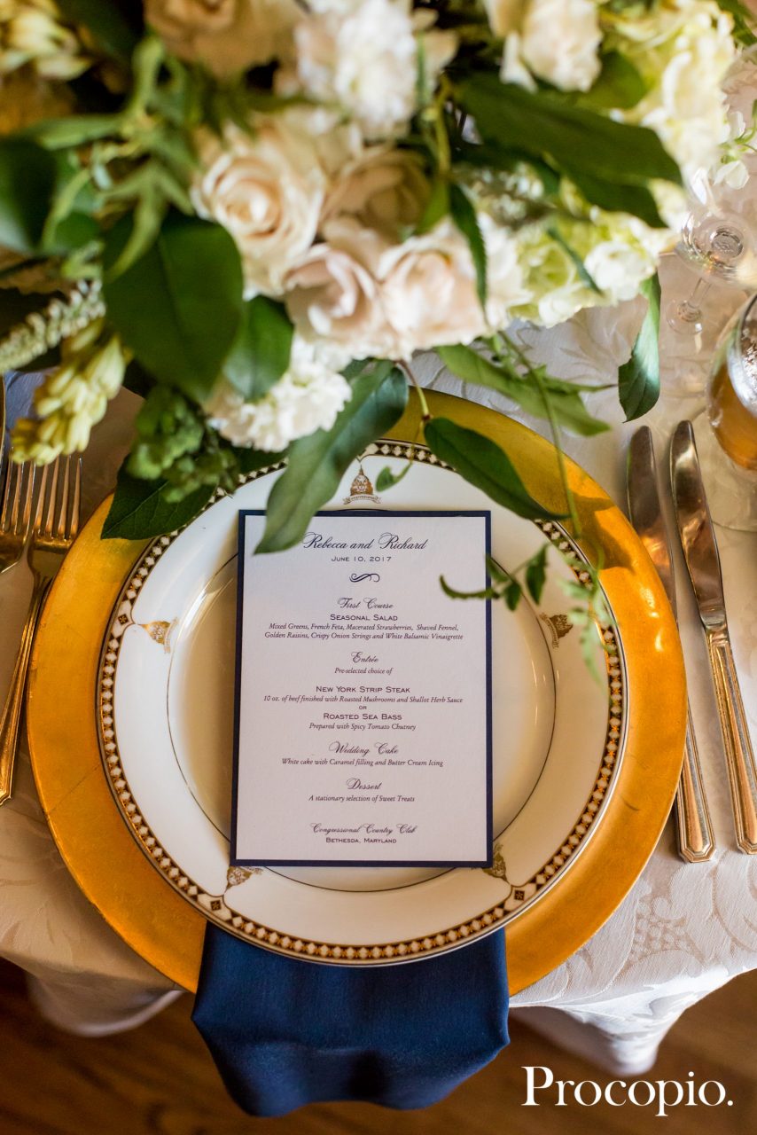 Venue Spotlight: Congressional Country Club Wedding | Petal's Edge ...