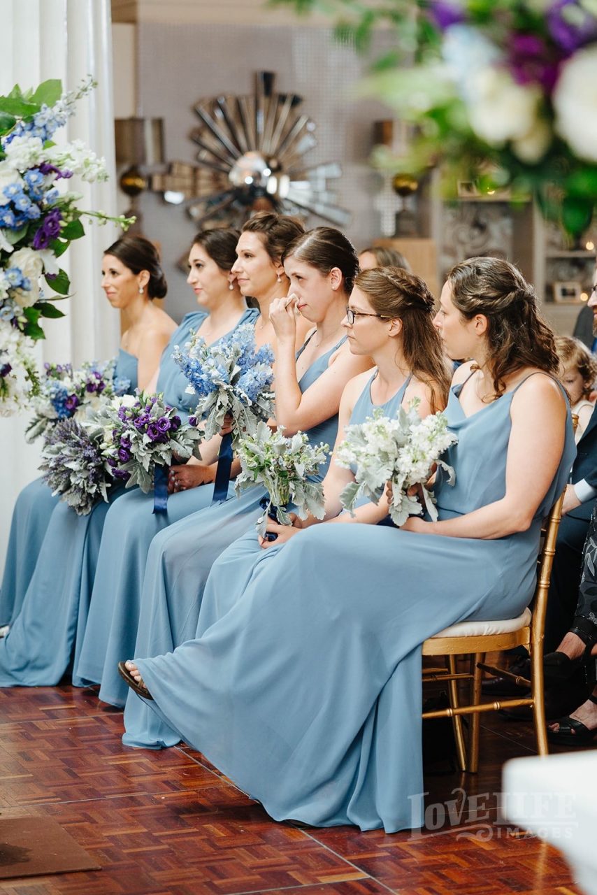 Chic Blue and Purple Wedding at Monaco DC | Petal's Edge